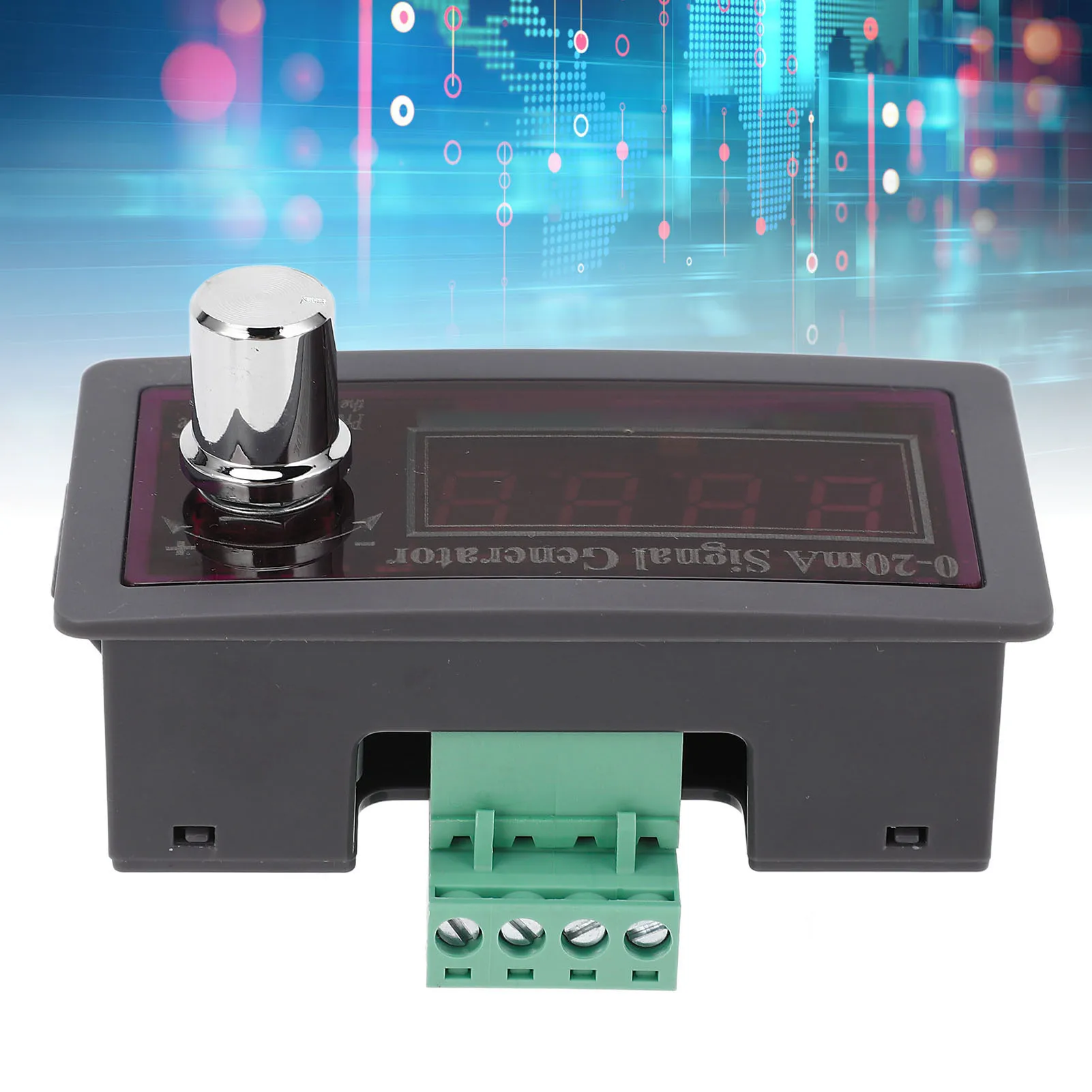 0‑20mA Generator 4 Digits Display Current Analog Simulator DCS Control ...