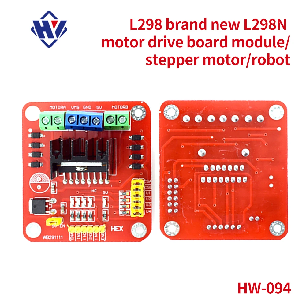 L298N-dual-H-bridge-driver-chip-DC-motor-driver-module-stepper-motor ...