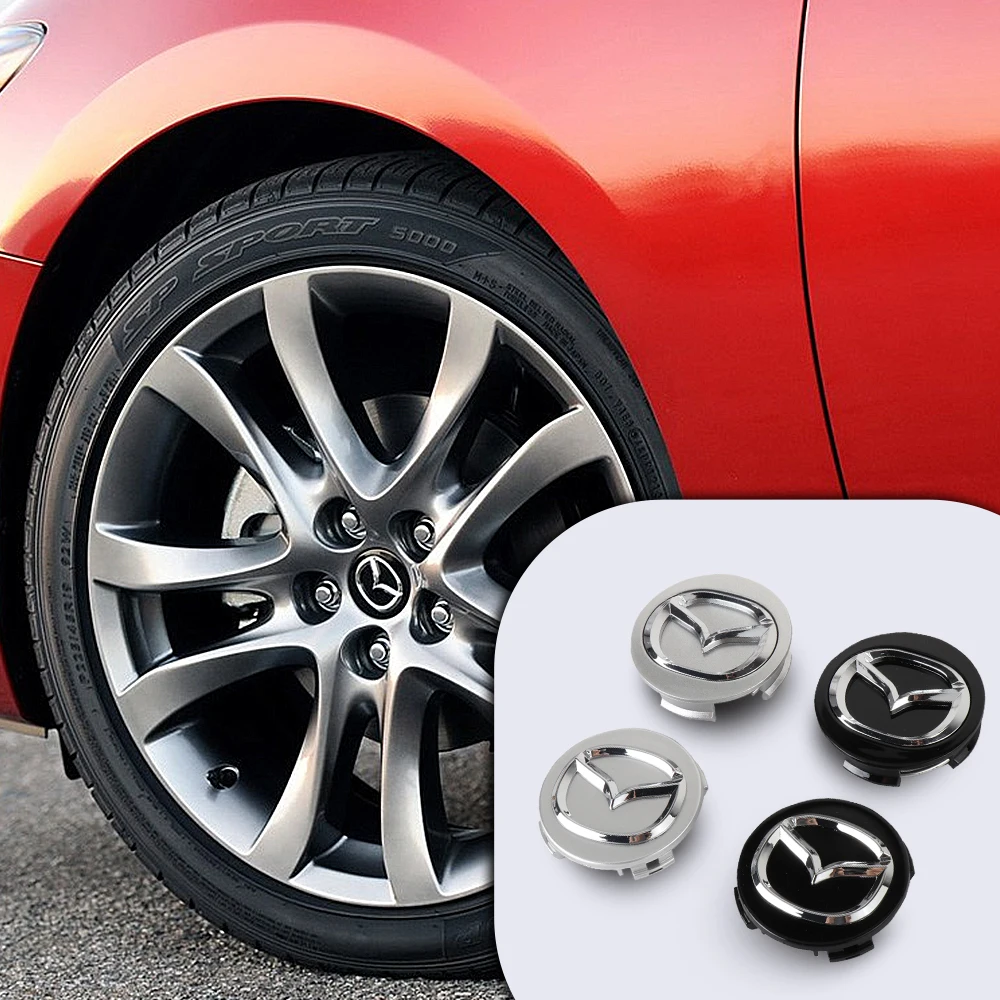 4PCS-56mm-Auto-Wheel-Center-Hub-Tyre-Vehicles-Caps-Cover-Rim-Sticker ...
