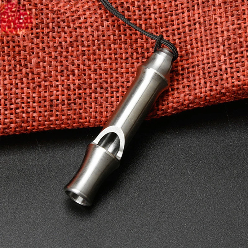 Explosive-Titanium-TC4-Whistle-High-Frequency-Whistle-Outdoor-Survival ...