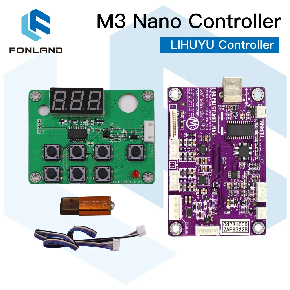 FONLAND-M3-Nano-M3-Pro-Laser-Controller-Mother-Main-Board-Control-Panel ...