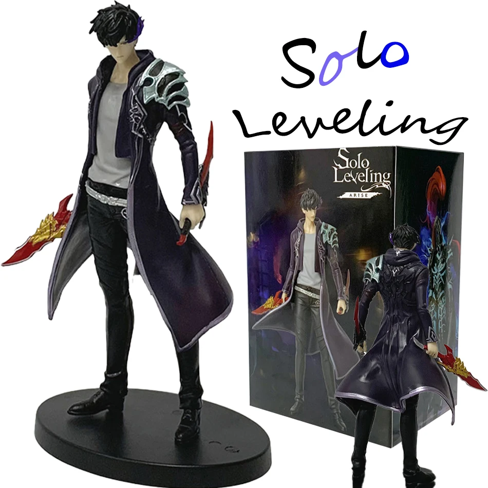 21cm In Stock Solo Leveling (Anime Version) Figure -Sung Jinwoo Action ...