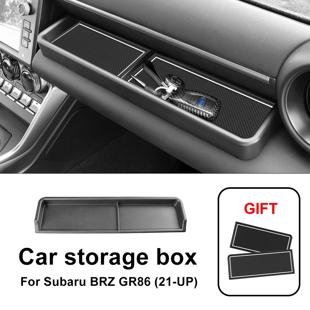 Organizers Box For Subaru BRZ Toyota GR86 2021 2022 2023 Co-Pilot Glove ...