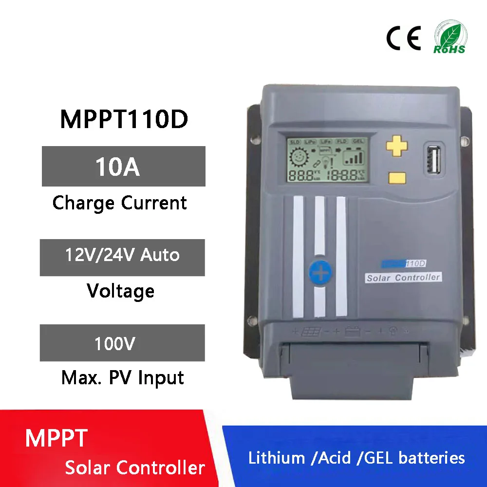10A-MPPT-Solar-Charge-Controller-with-WiFi-Bluetooth-Device-12V-24V-LCD ...