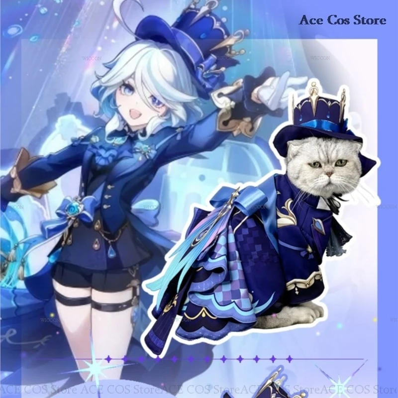 Focalors-Furina-Cosplay-Costume-Pets-Cat-Dog-Rabbit-Clothes-Doujin ...