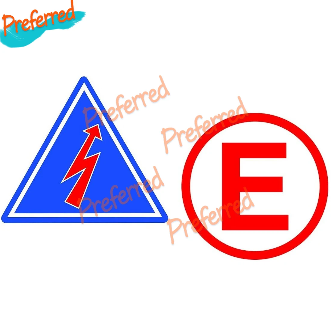 High-Quality-Racing-Stickers-E-Electric-Arrow-Emergency-Racing-Racing ...