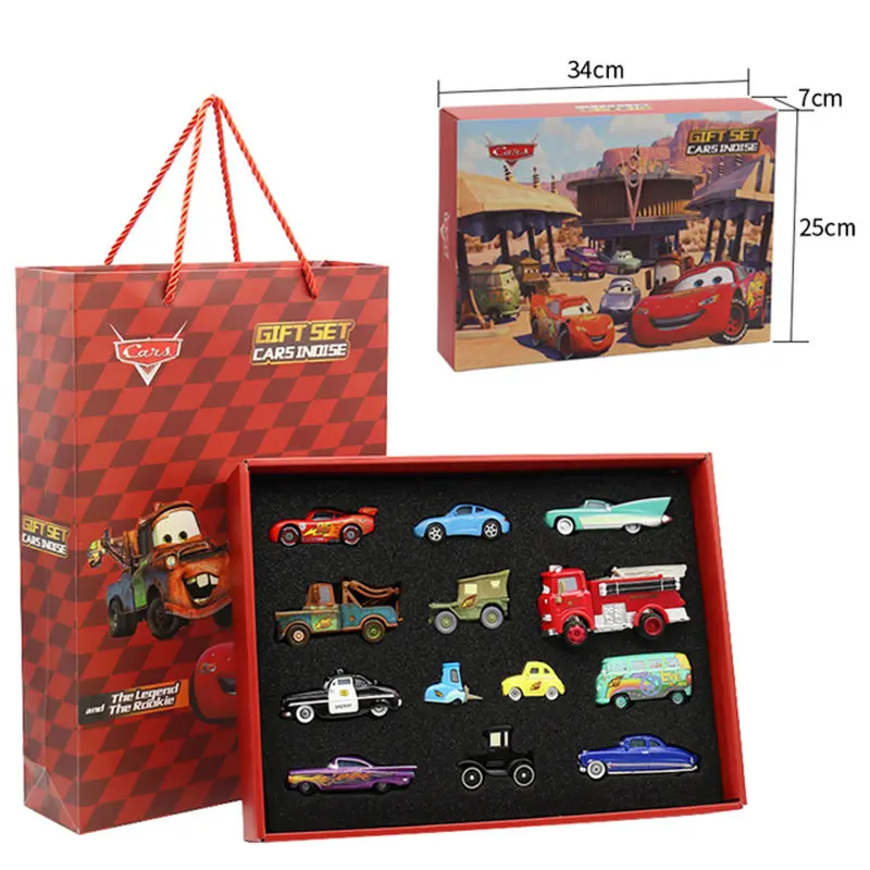 Disney Pixar Cars 3 Metal Diecast Lightning McQueen Mater Champion Car ...