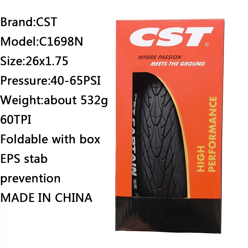 CST-C1698N-26X1-75-27-5-1-75-Mountain-MTB-Bike-half-bald-Road-Bicycle ...