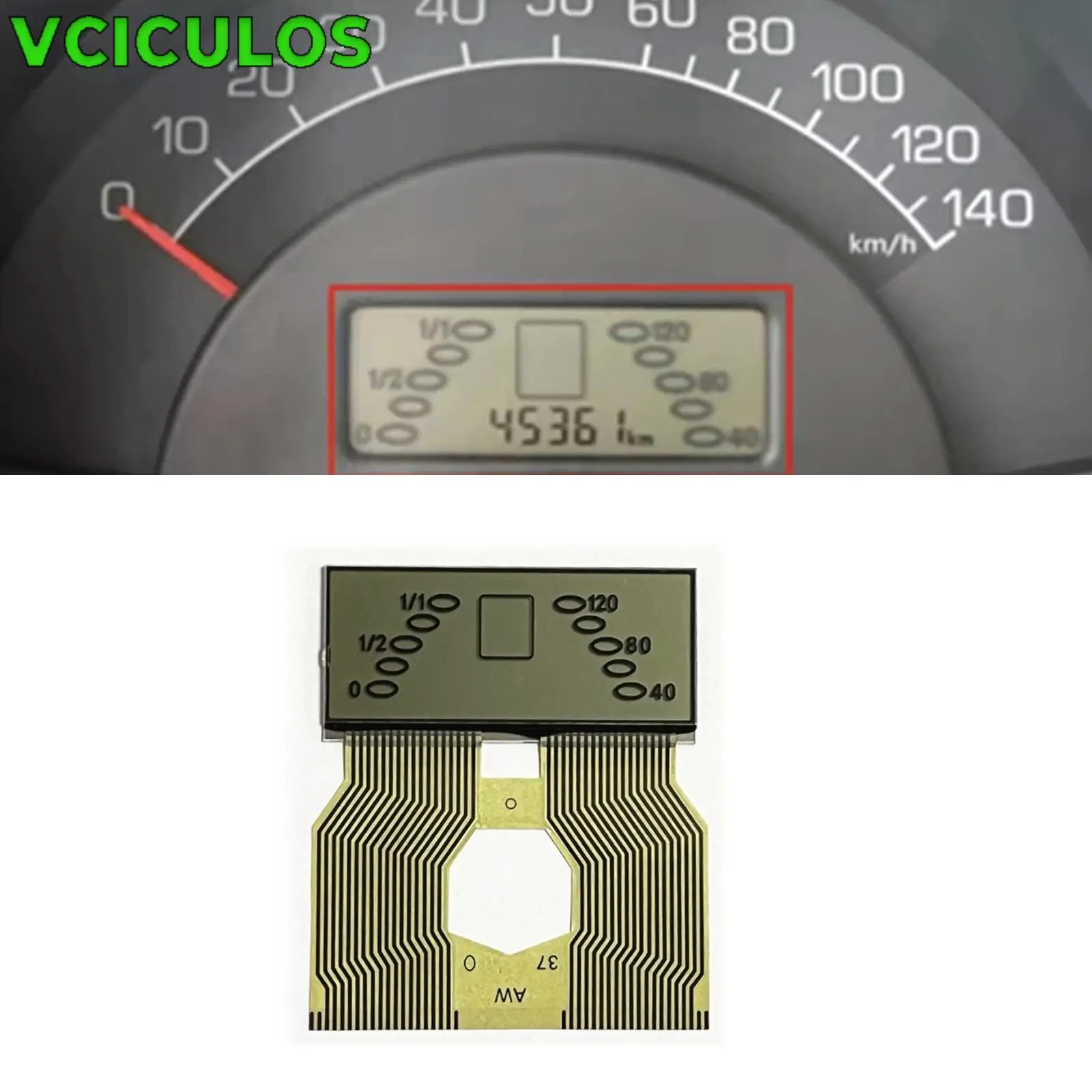 1Pc Dashboard LCD Display Screen 110008872002 110008872003 For Smart ...