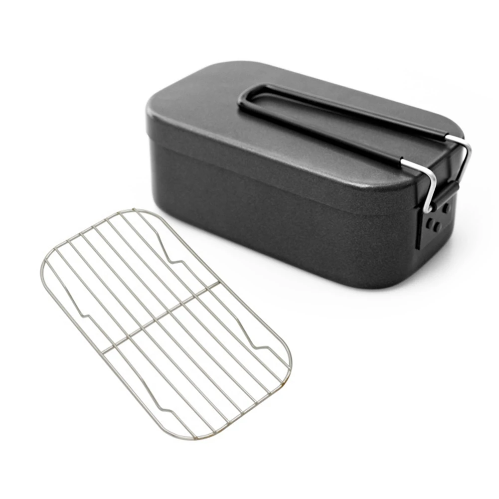 800ML Bento Lunch Box with Steam Rack Stainless Steel Food Storage ...