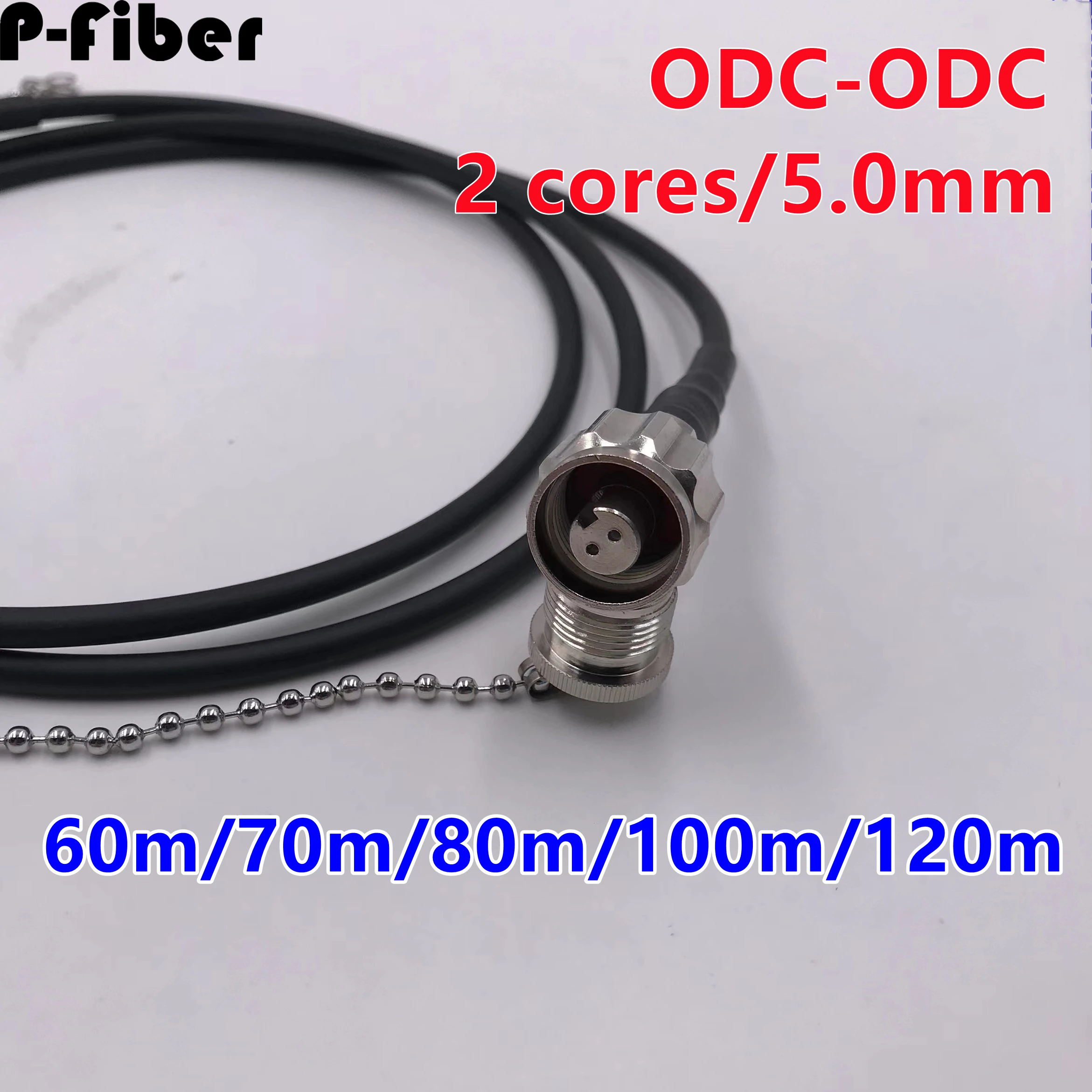 60 120m 2 core ODC ODC FC 5.0mm TPU singlemode armored jumper outdoor ...