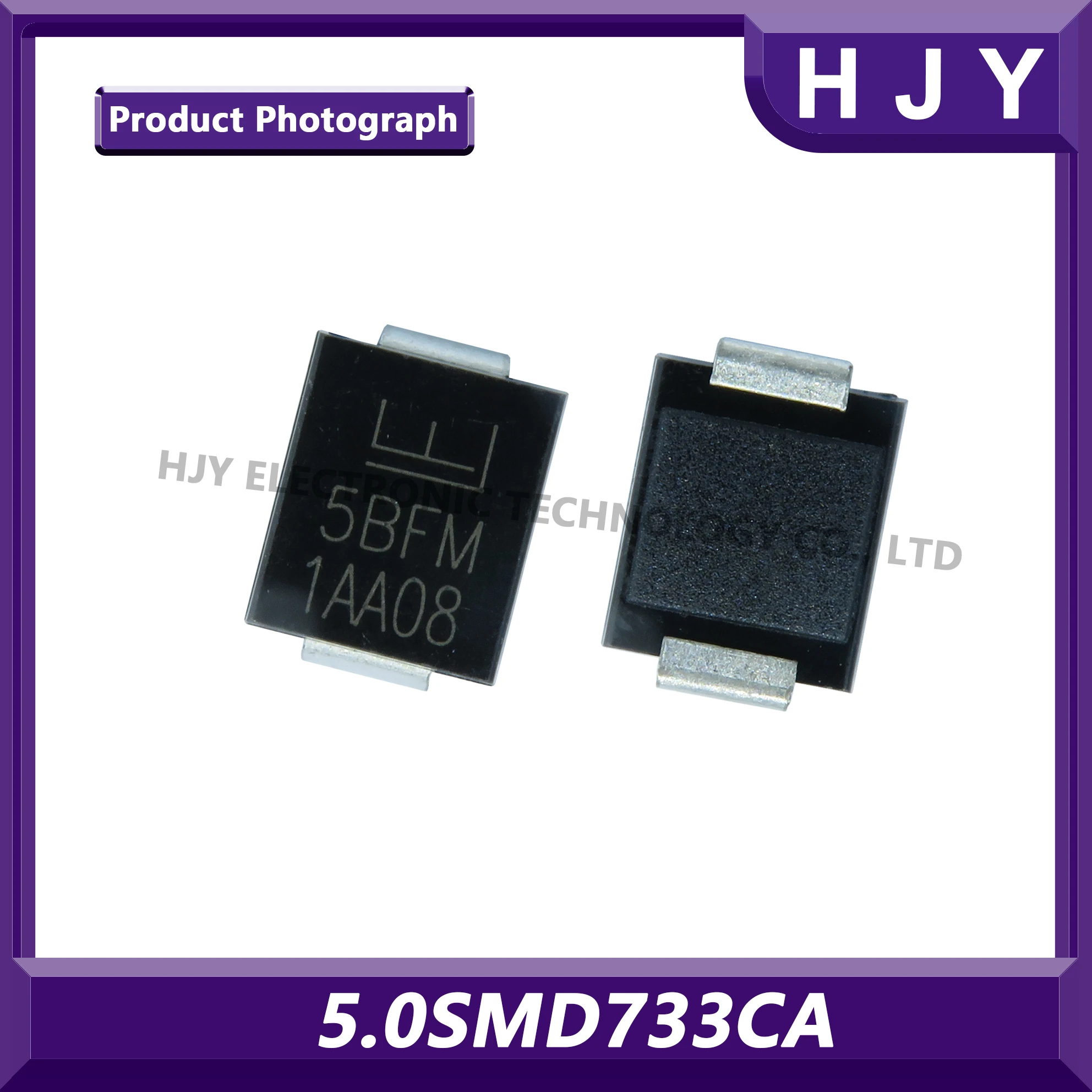 10PCS-LOT-5-0SMDJ33CA-SMC-TVS-DIODE-33VWM-53-3VC-DO-214AB-MARKING-5BFM ...