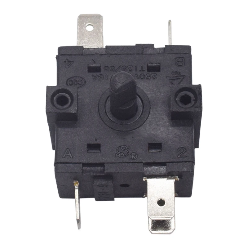 Rotary Switch 15A 250V/26A 125V AC T125/55 6 Pins 5-position For FZ31 ...