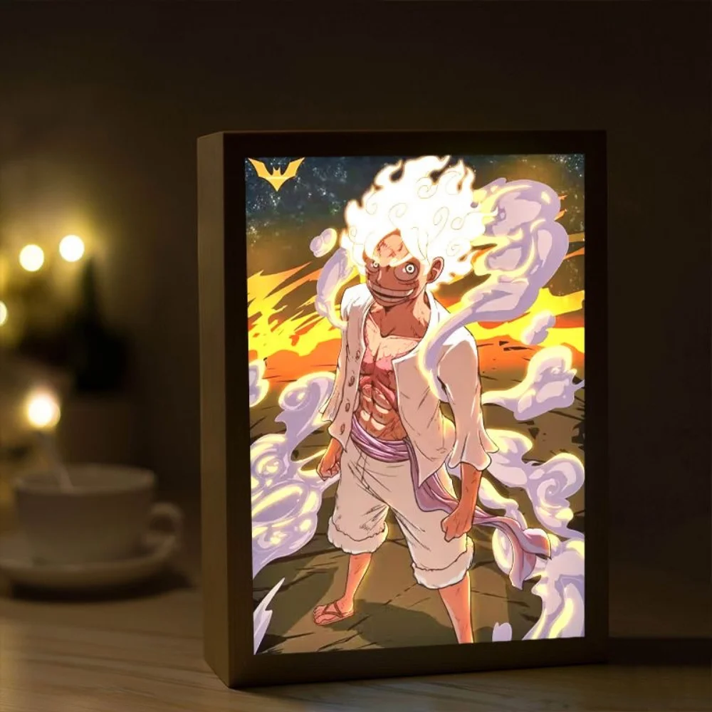 One Piece Luffy Light Painting - Illuminate Your Space with ...