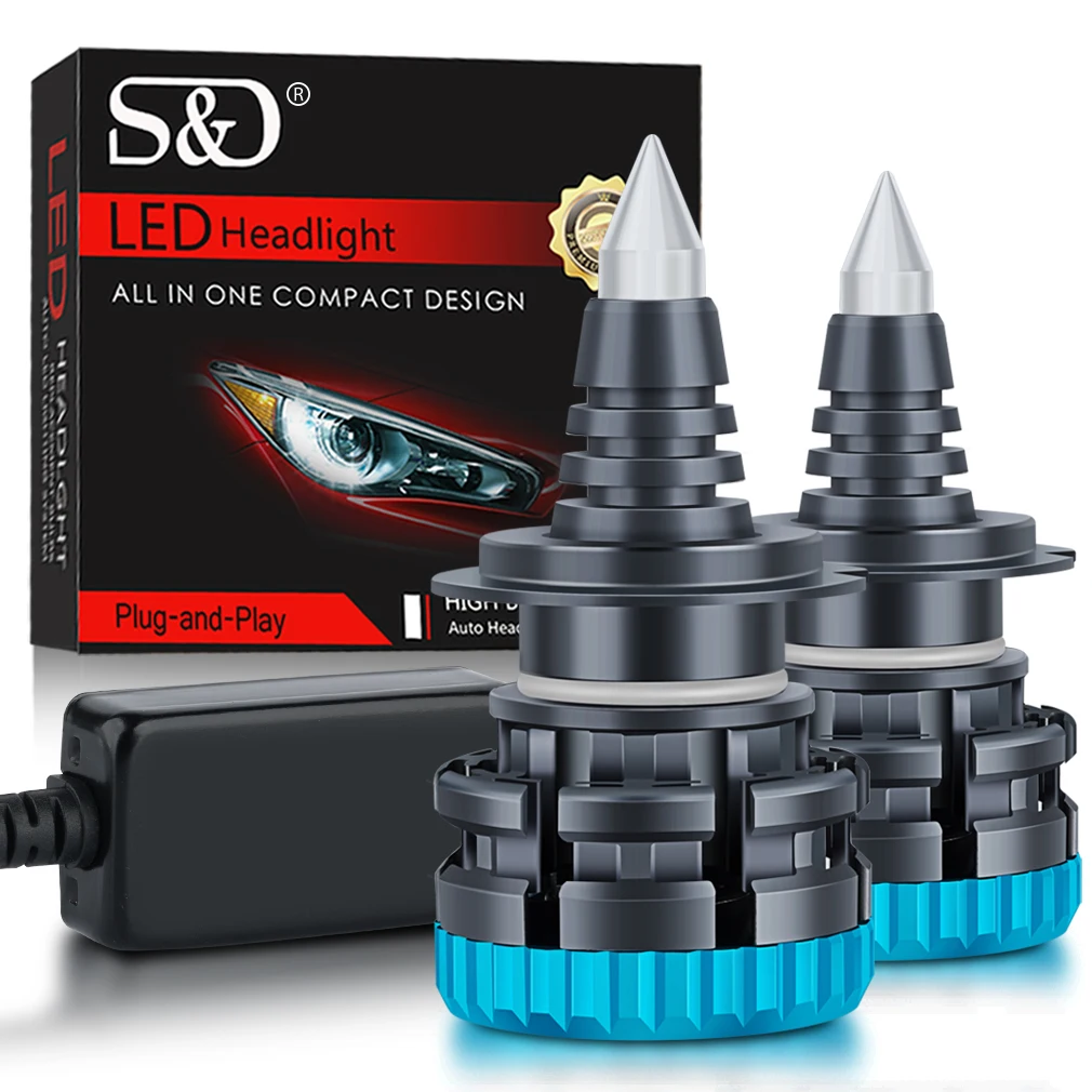 30000LM-H7-LED-Quartz-Tube-Turbo-120W-Headlight-Bulbs-9012-9005-9006 ...