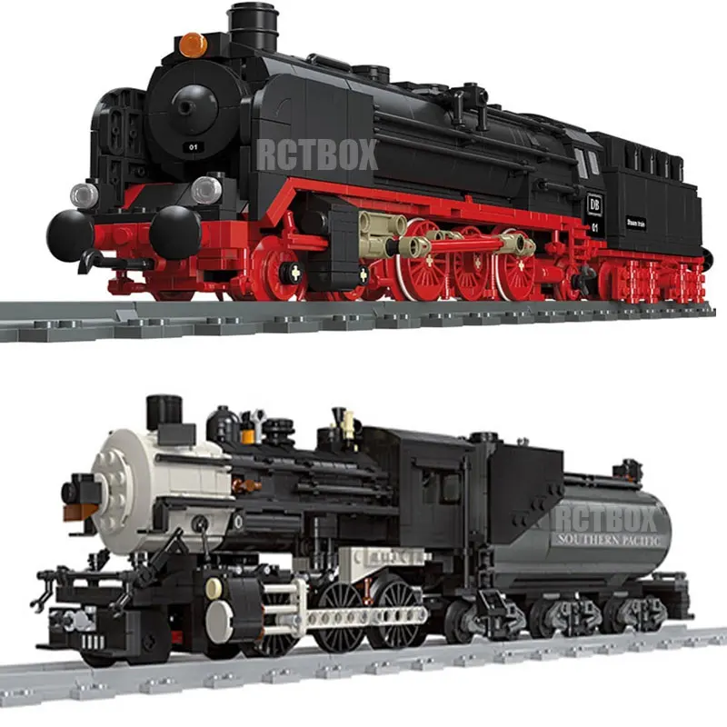 City Building Blocks Steam Train Bricks Set Big Boy BR01 GWR Locomotive ...