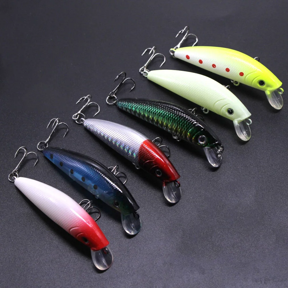 1PCS-Minnow-Fishing-Lure-7cm-8g-3D-Eyes-Crankbait-Lure-Wobbler ...