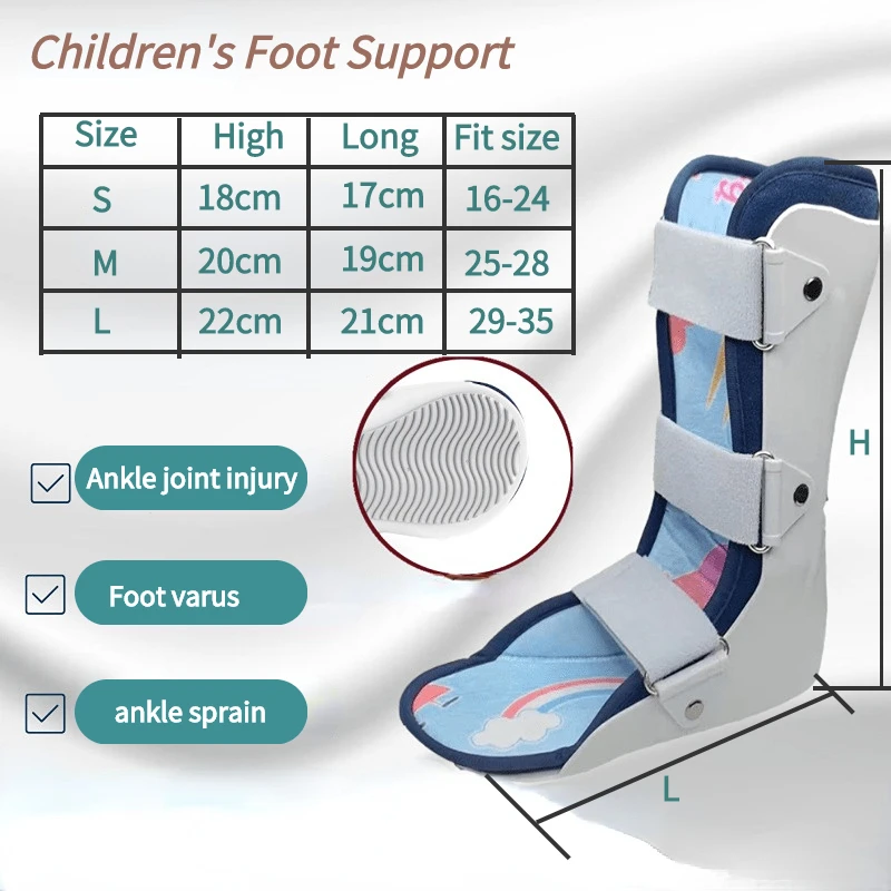 Removable Children's Foot Drop Valgus Correction of Ankle Fracture ...