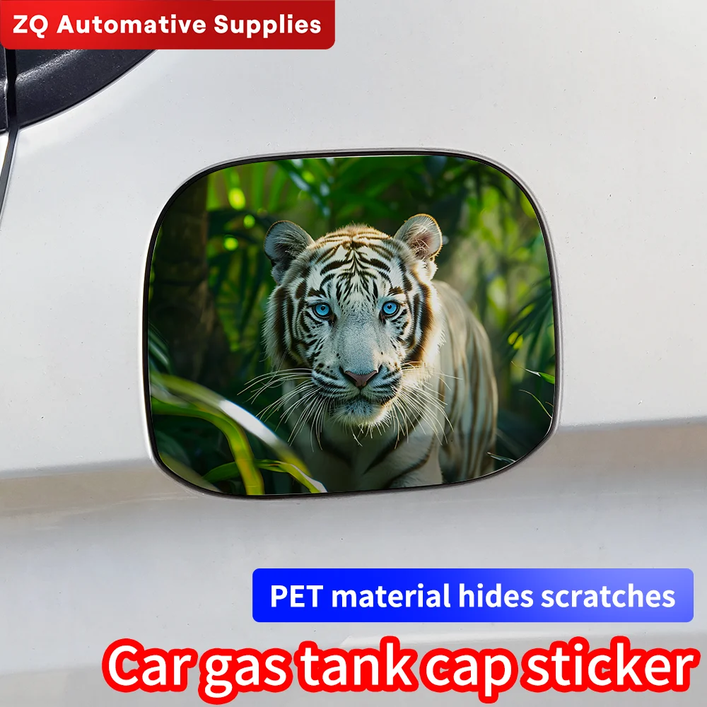 Cool-Tiger-Car-Stickers-Car-Oil-Fuel-Tank-Cap-Cover-Anti-Scratch-Trim ...