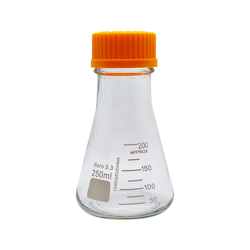 1pcs lab 250ml 500ml 1000ml2000ml high borosilicate glass spiral neck ...