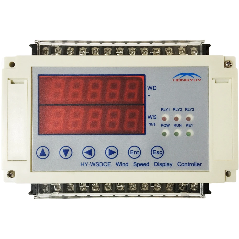 Wind Speed And Direction Sensor Indicator Light Display Monitoring ...