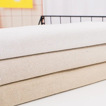 100/300cm White Cotton Linen Fabric By Meters Cloth Tablecloth For ...