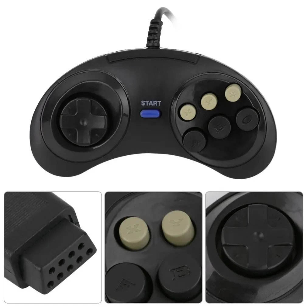 1pc-Game-controller-for-SEGA-Genesis-for-16-bit-handle-controller-6 ...