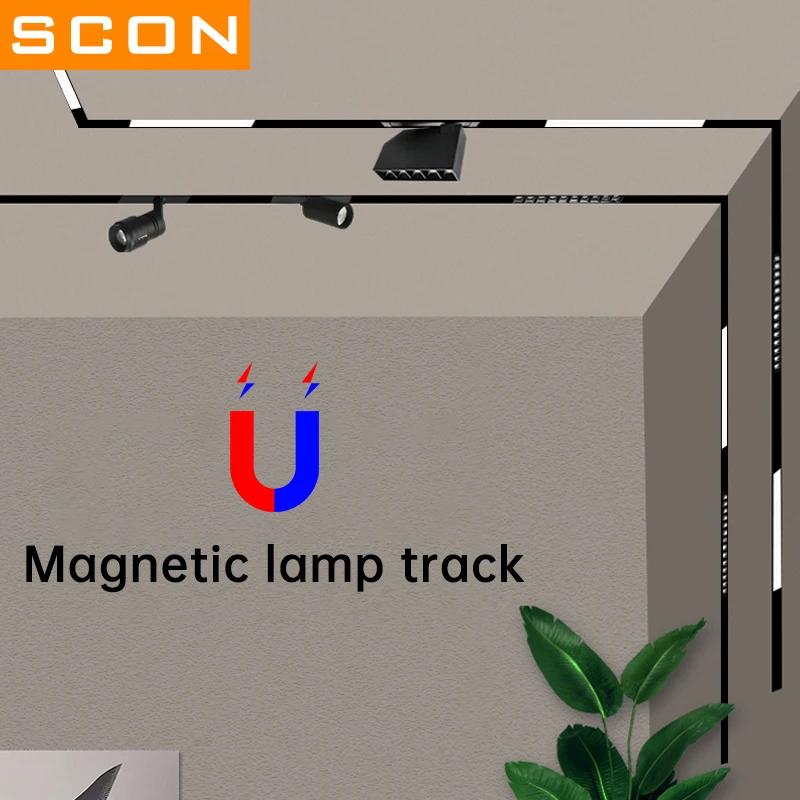 Ceiling Mount Track Lighting | Magnetic Track Light System | Magnetic ...
