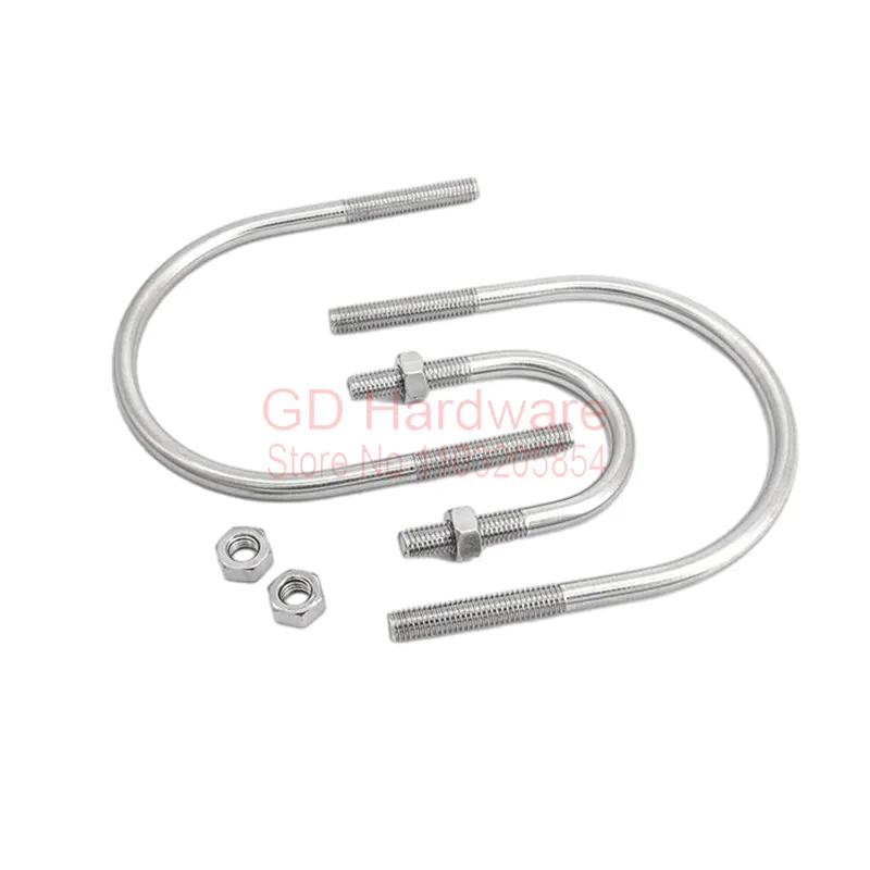 M6-M8-304-Stainless-Steel-U-shaped-Buckle-Bolt-U-shaped-Screw-Pipe ...