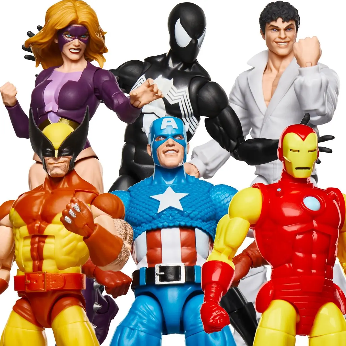 Marvel Legends Secret Wars Wave Captain America Ironman Wolverine ...