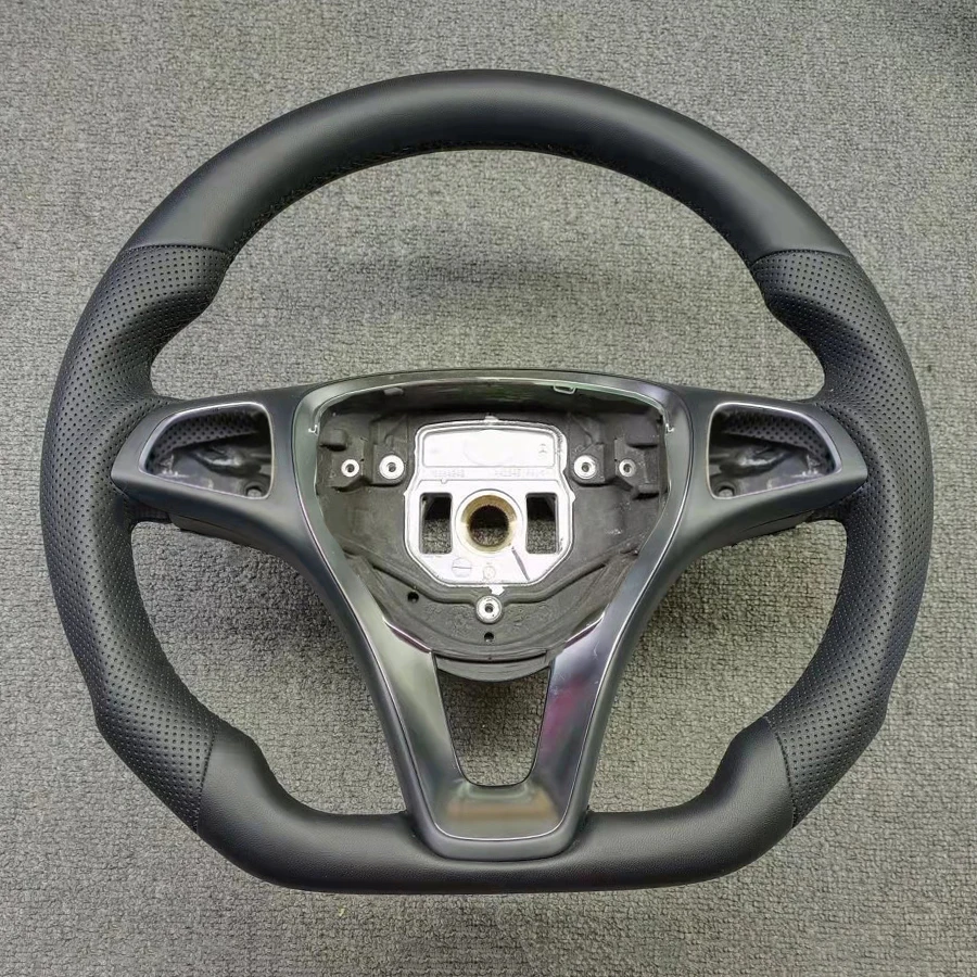 Perforated Leather Steering Wheel For Mercedes Benz E C CLS W218 W212 ...