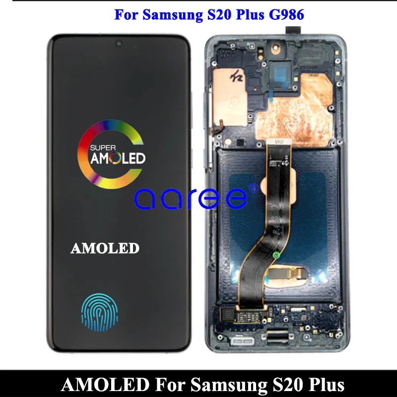 AMOLED-OLED-LCD-Screen-For-Samsung-S20-Plus-For-SAMSUNG-S20-Plus-G985F ...