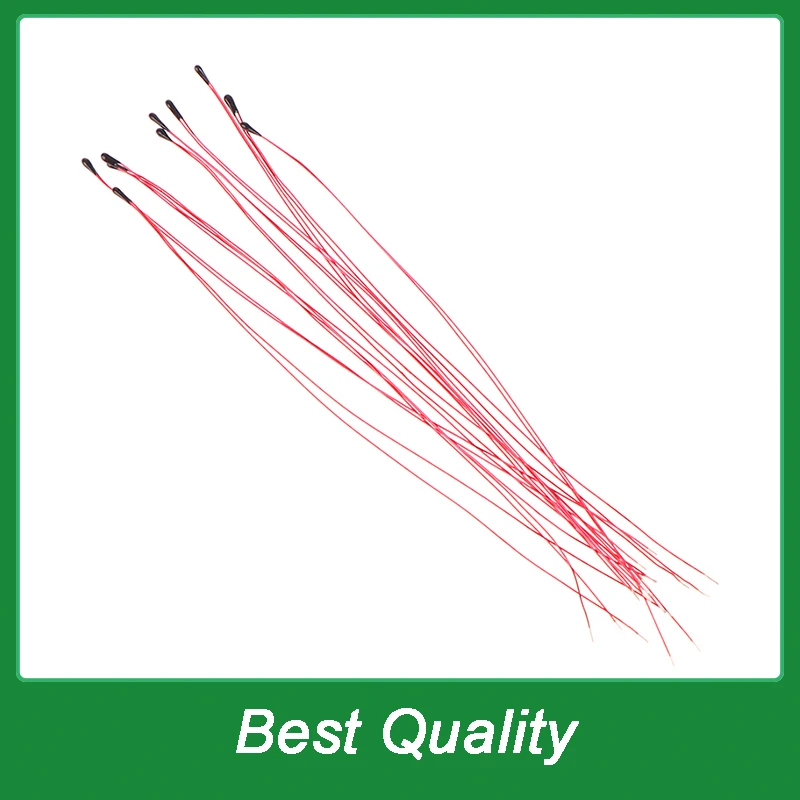 10PCS NTC Thermal Resistor MF52B 10K 100K Probe Strap Wire B3470 B3380 ...