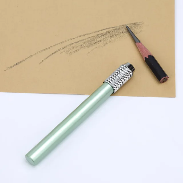 1pcs Metal Single Head Spiral Pencil Extender Art Sketch Crayon ...