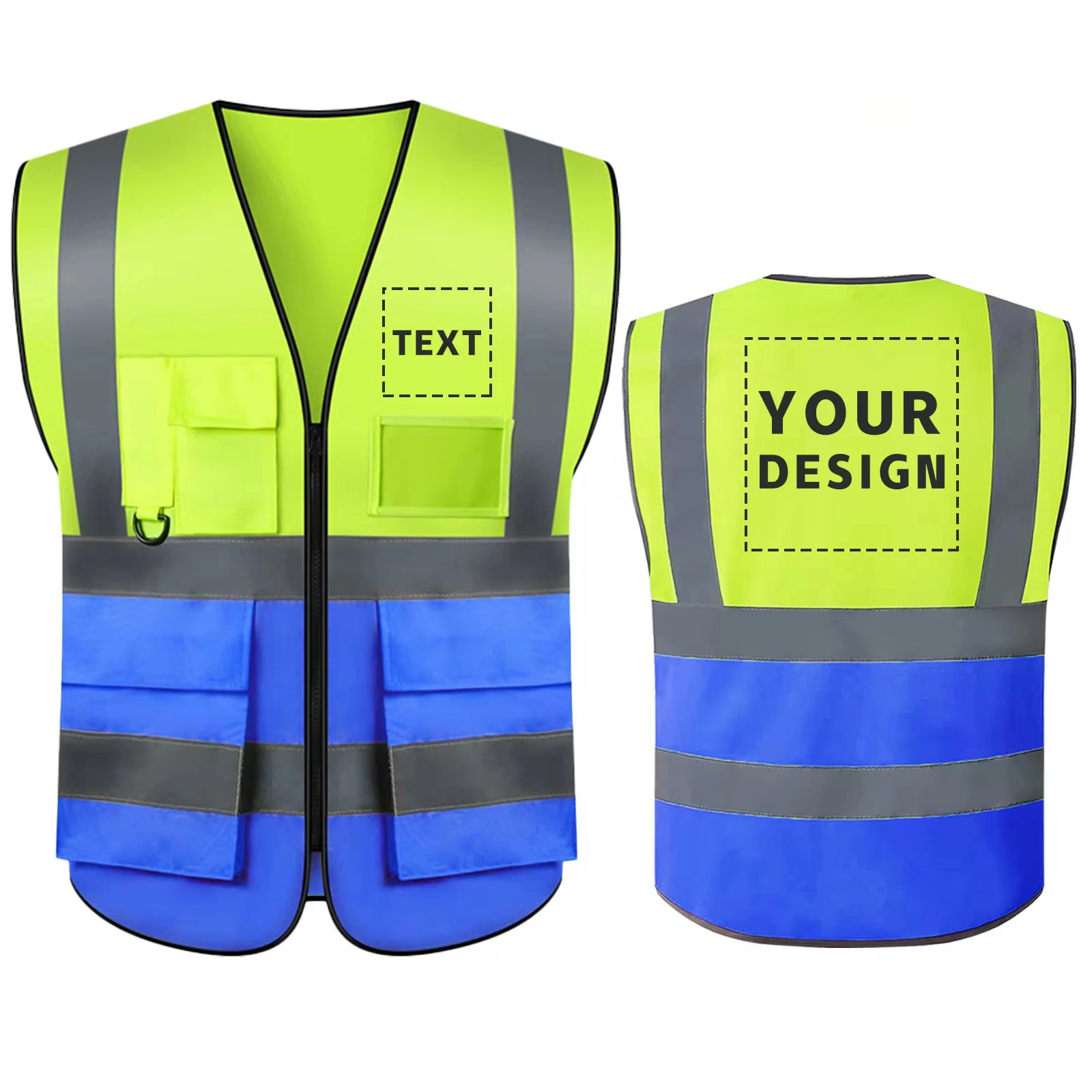 Reflective-Safety-Vest-High-Visibility-Construction-Worker-Fluorescent ...