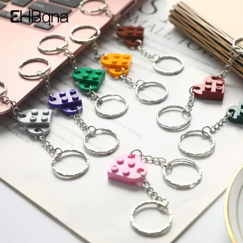 1Pcs-Cute-Love-Heart-Brick-Keychain-for-Couples-Friendship-Women-Men ...