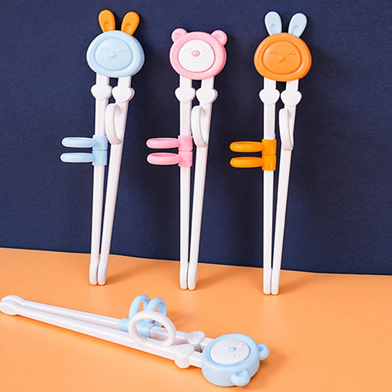 Cute-Bear-Rabbit-Children-Beginner-Kids-Training-Chopsticks-Baby ...