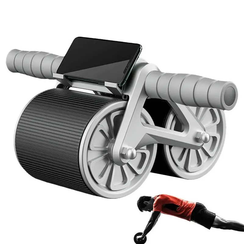 Automatic-Rebound-Abdominal-Wheel-Exercise-AB-Wheels-With-Knee-Mat ...