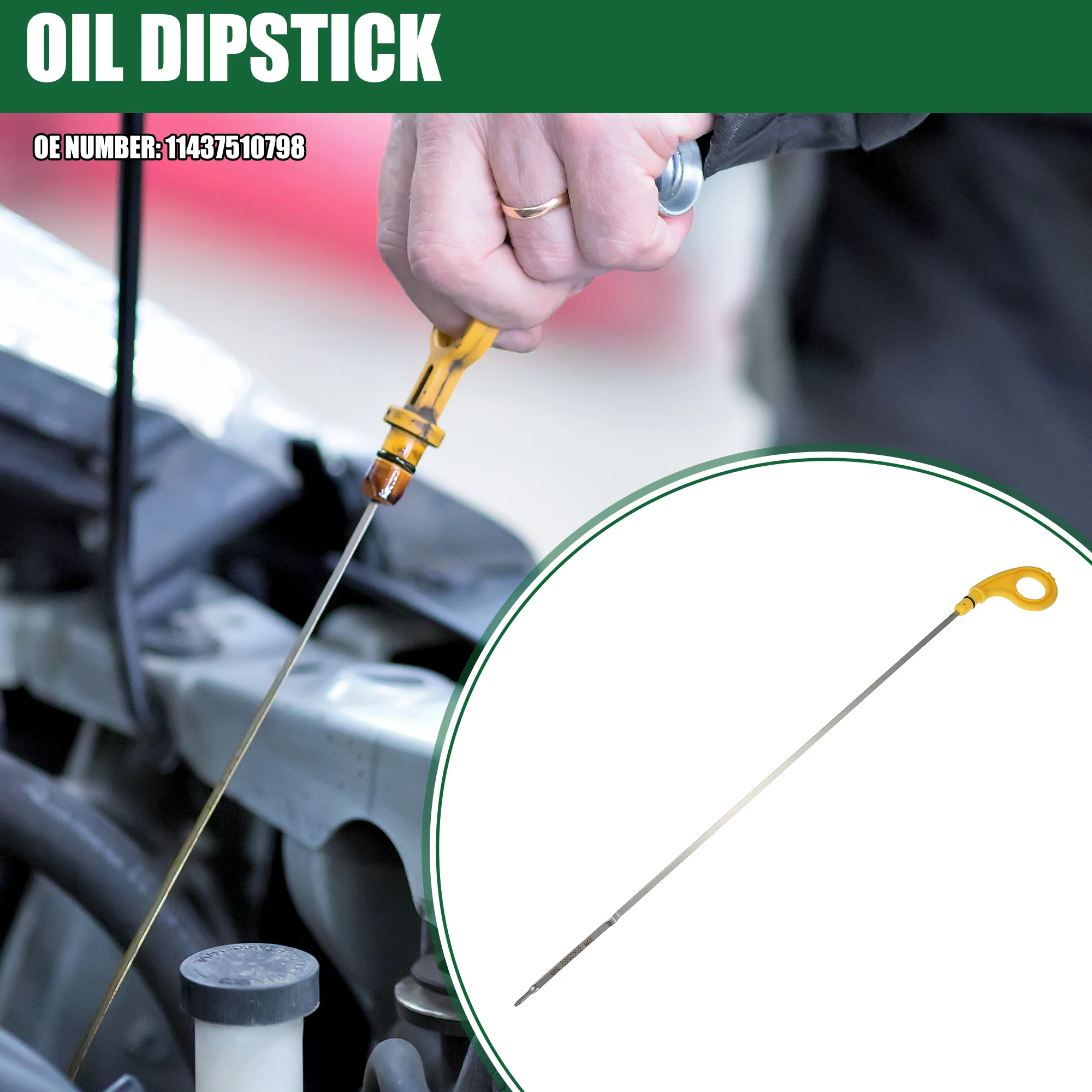 UXCELL-Engine-Oil-Level-Indicator-Dipstick-for-Mini-Cooper-2002-2008 ...