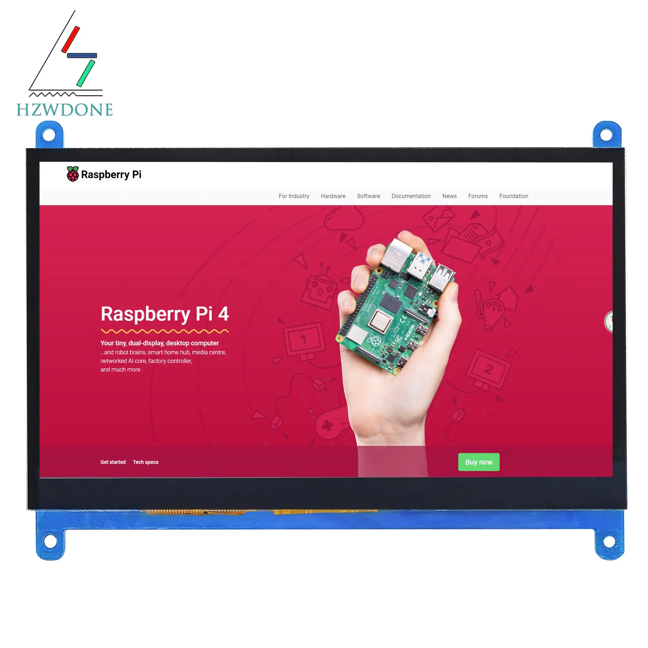 7-Inch-1024x600-Raspberry-Pi-Display-for-4-3B-3B-Windows-Touchscreen-7 ...