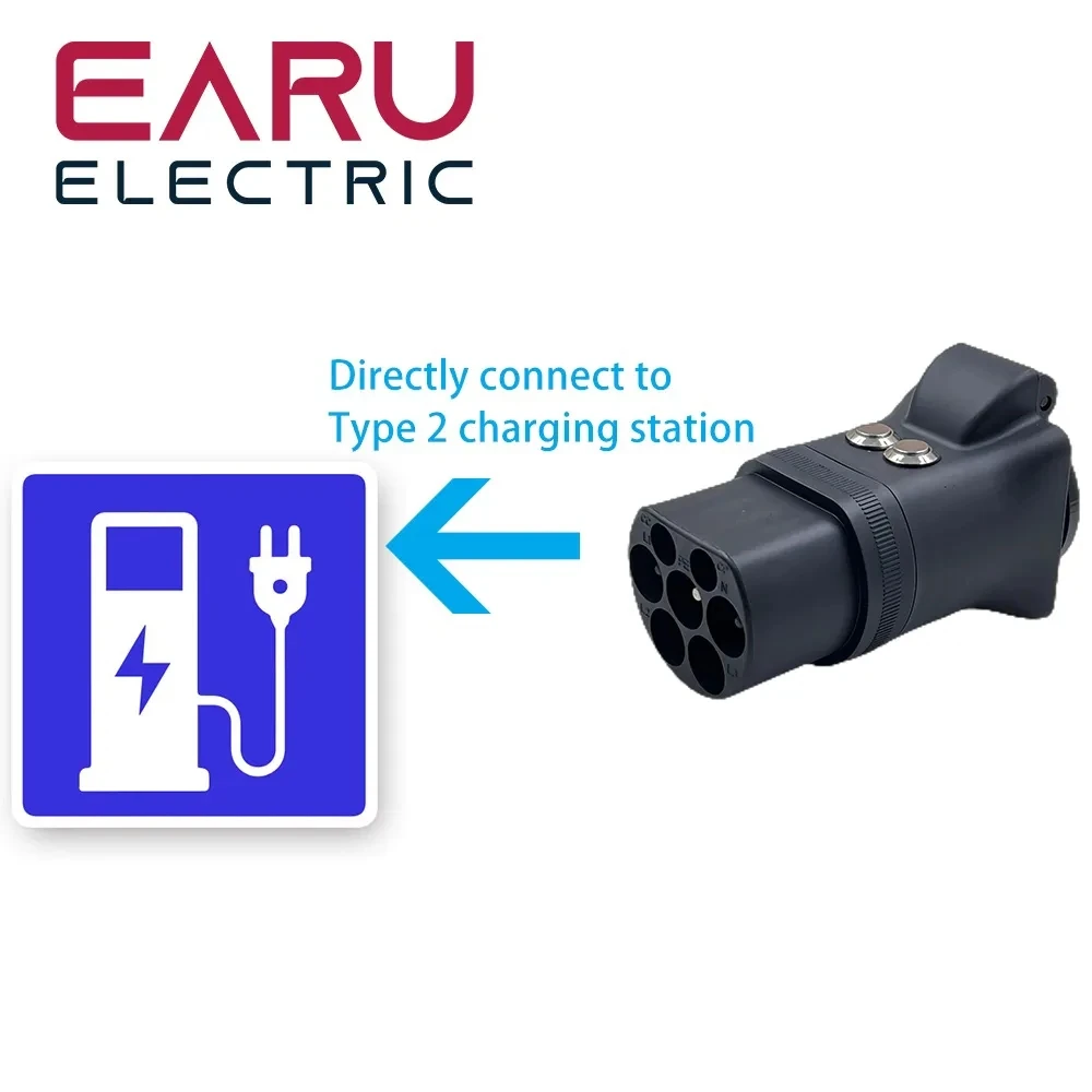 Plug-macho-para-Schuko-soquete-adaptador-de-carregamento-carregador-EV ...