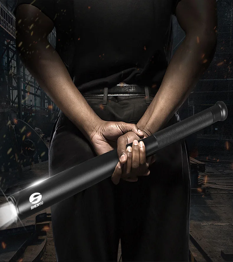 Baseball-Bat-LED-Flashlight-Waterproof-Super-Bright-Baton-Aluminium ...