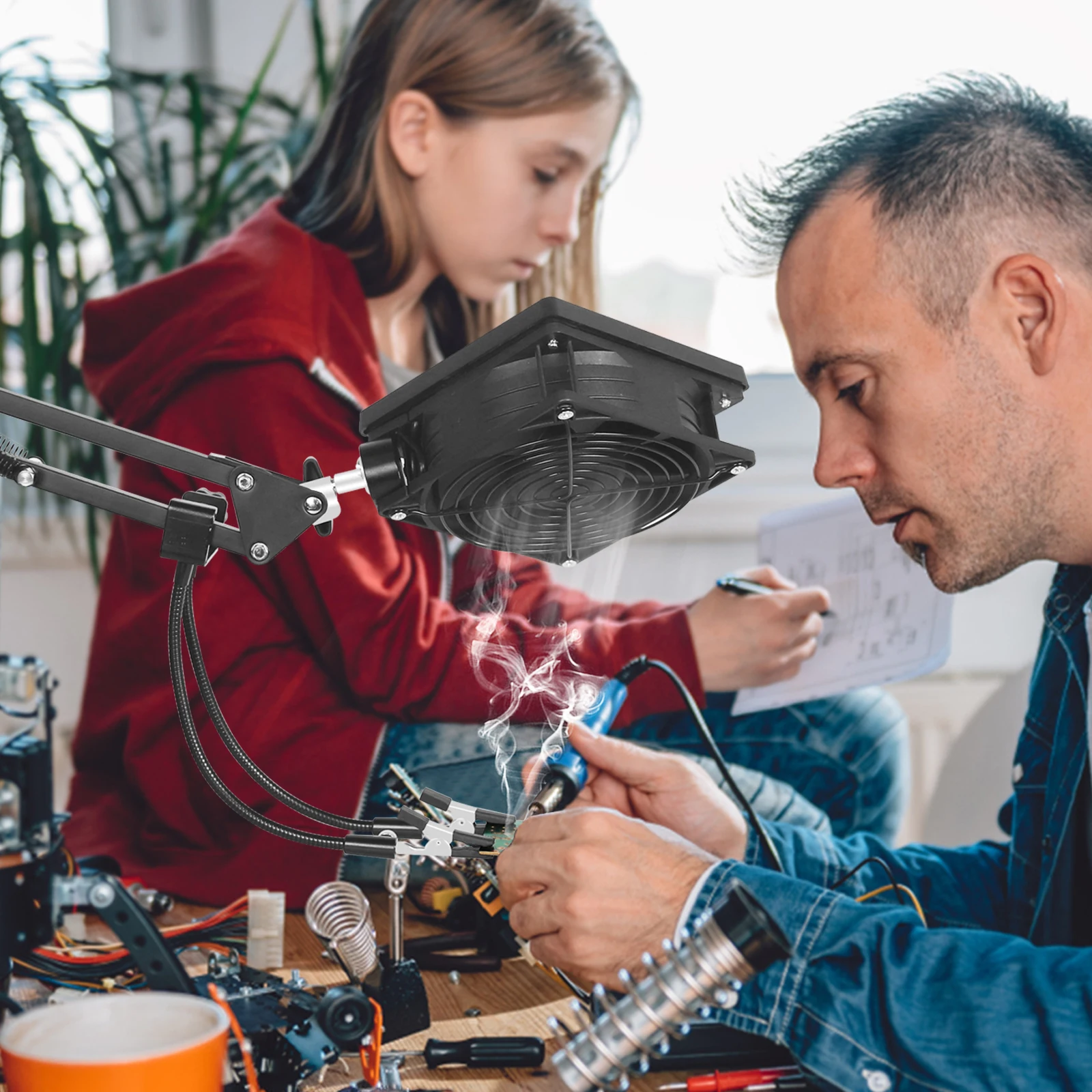 Poste a souder,pince de bureau ue,absorbeur de fumée,outil de ...