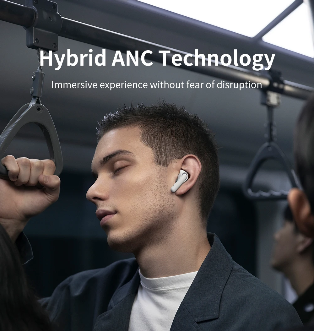 Tribit FlyBuds C1 Pro Гибридные беспроводные Bluetooth-наушники с ...