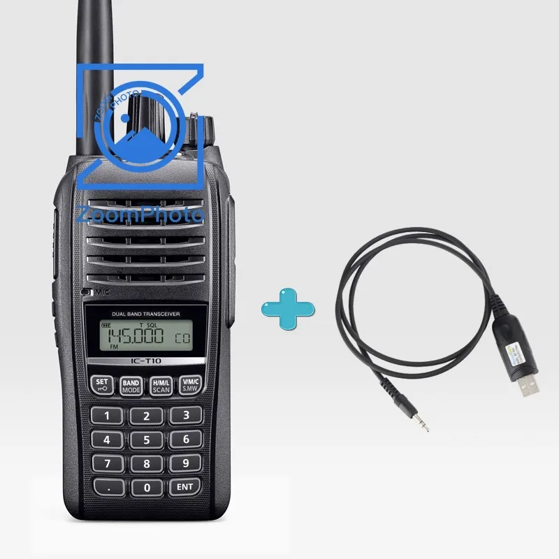 IC-T10-5W-5KM-Walkie-Talkie-Dual-Band-Transceiver-Waterproof-VHF-UHF-Radio-with-Programming ...