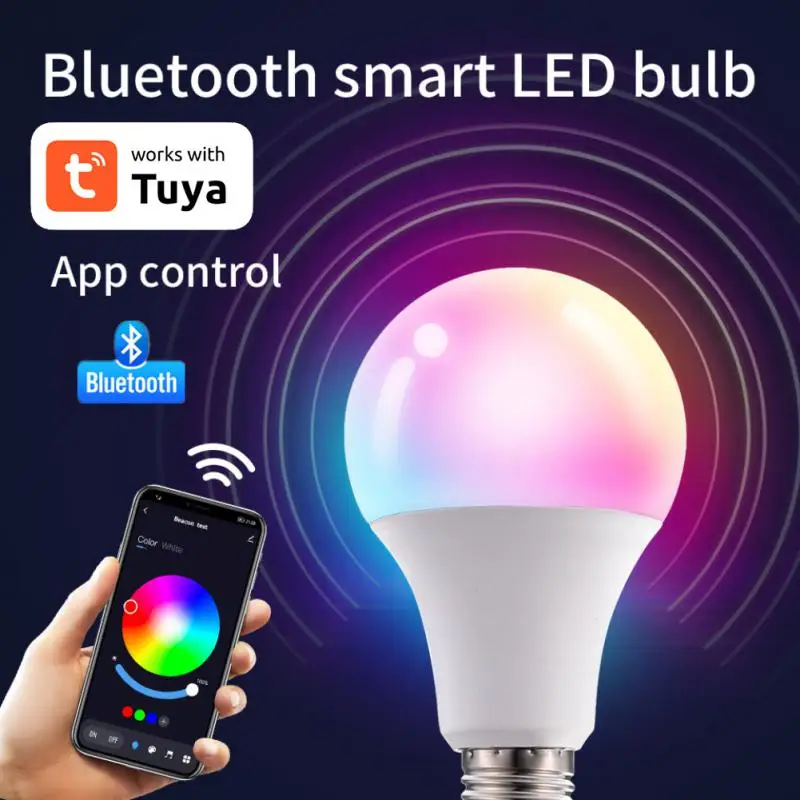 Smart-Led-Bulb-Tuya-Bluetooth-RGBCW-Light-Bulb-Phone-APP-Control-E27 ...