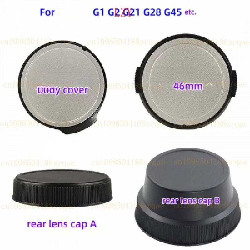 Camera Body Cover Rear Lens Cap Front 46mm Lid for Contax G1 G2 G21 G28 ...
