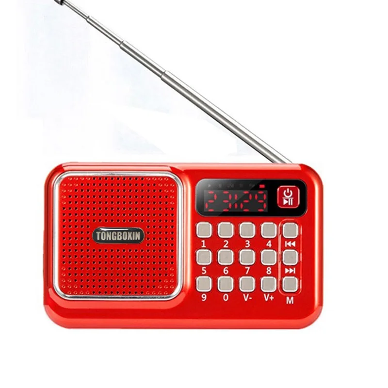 Portable-Bluetooth-FM-Radio-Speaker-Mini-Handheld-Digital-USB-TF-MP3 ...