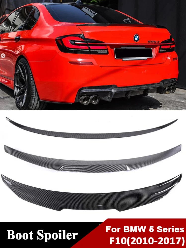 Carbon-Fiber-Rear-Bumper-Trunk-Lip-Wing-Tail-for-BMW-5-Series-F10-F11 ...