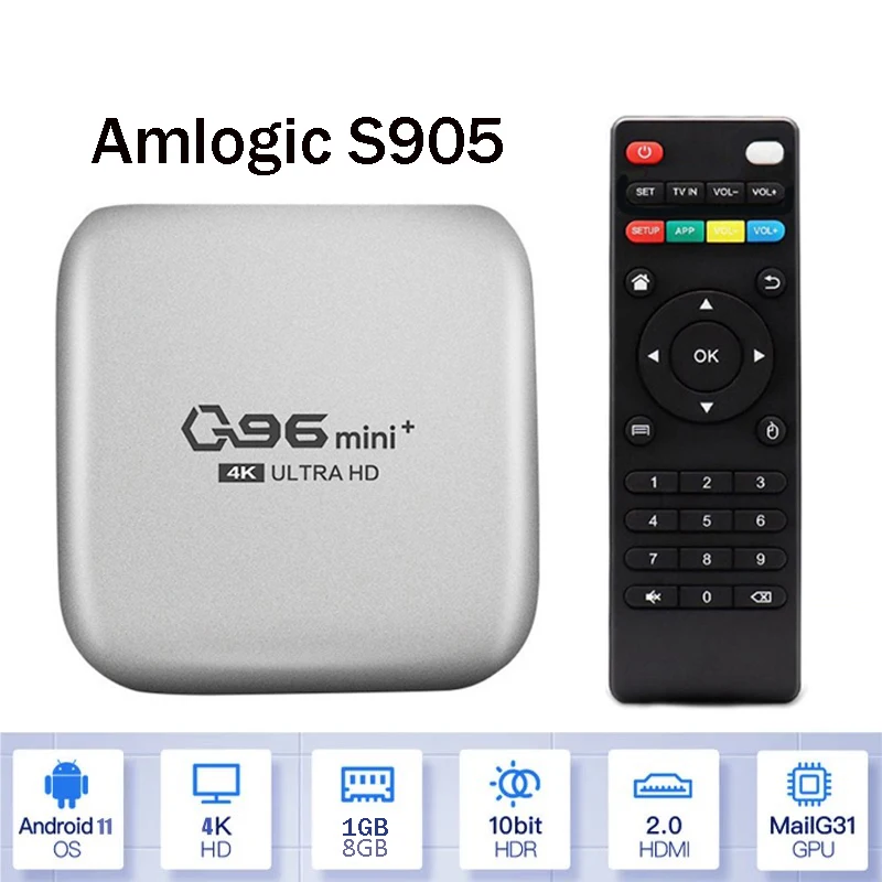 Caja-de-TV-inteligente-Q96-mini-Plus-decodificador-de-TV-Android-11-0 ...